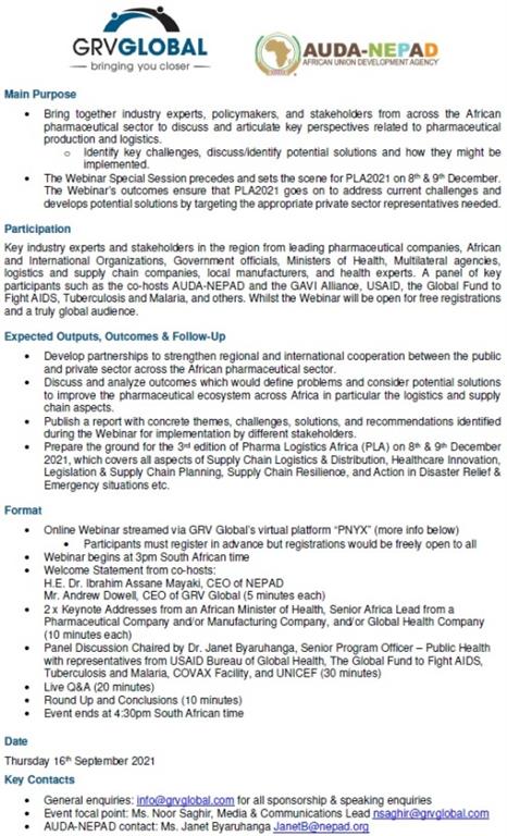 PNYX Ltd. - PLA Webinar Special Session - Concept Note